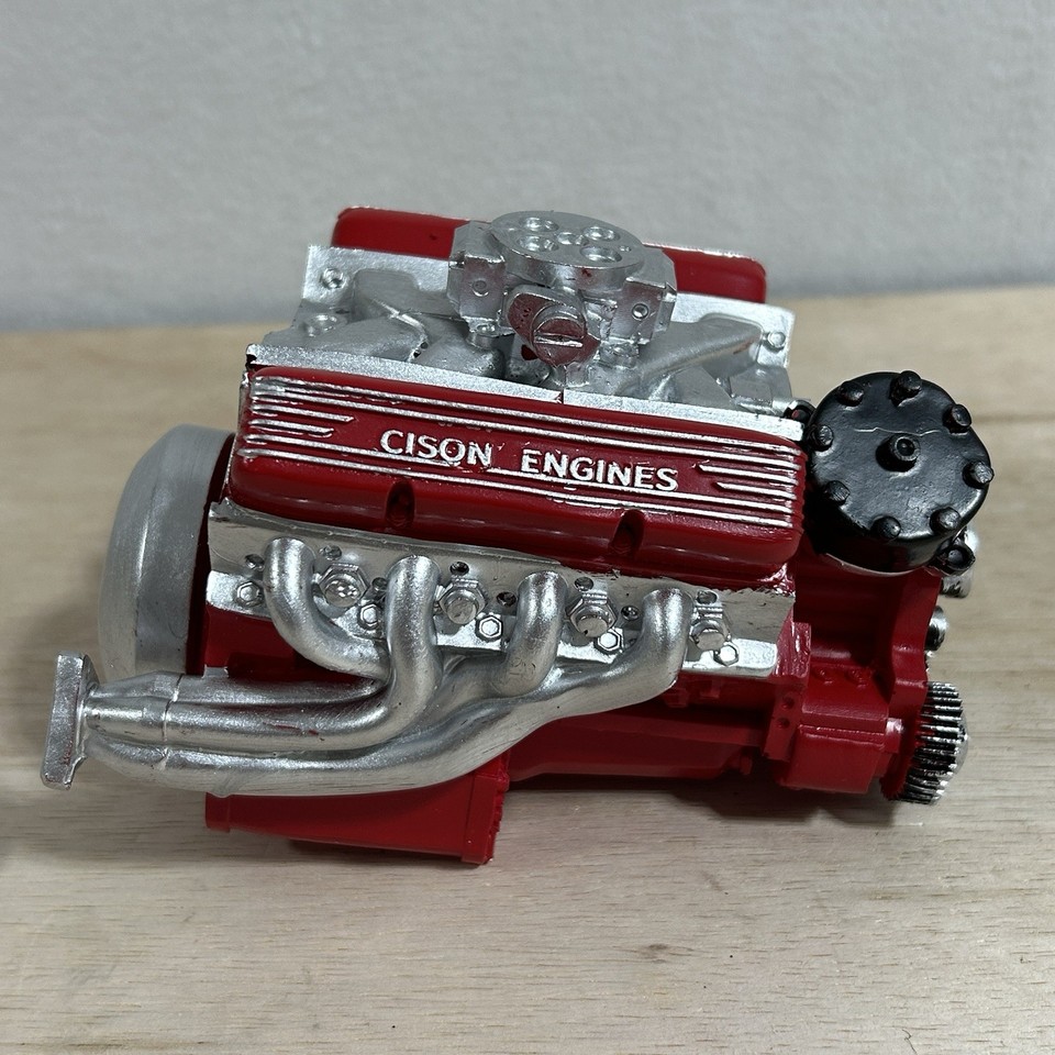 Cison Gasoline V8 Small Block Engine Model Replica Red | eBay