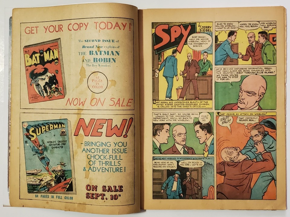 Detective Comics #44 1940 Batman Comic Book Rare Vintage 40s | eBay