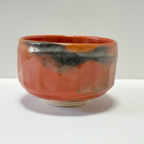 Japanese Tea Ceremony Chawan Tea Bowl Red Raku ware Kintsugi Chado Sado ...