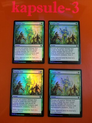 4x Inspire Awe | FOIL | Theros Beyond Death | MTG Magic Cards | eBay