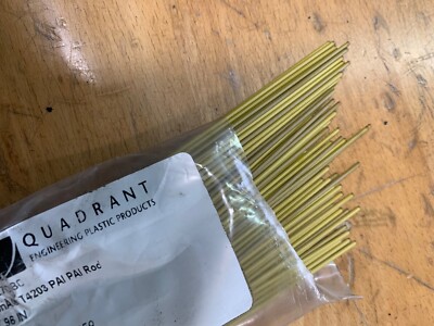 Duratron T4203 Torlon Rods .062”x96” Natural Color. (1 Piece) 75 ...