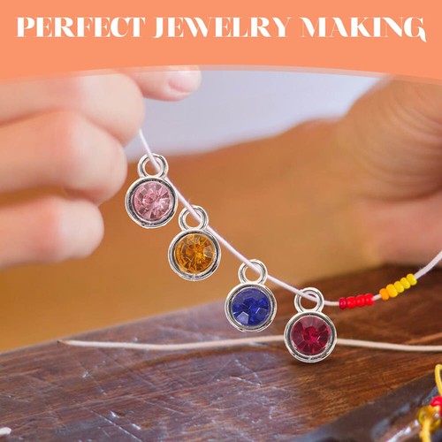 100 Pcs Pendant Bracelet Jewelry Key Charm Stone Pendants for Making | eBay