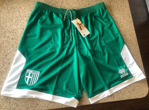 AC Parma Calcio 1913 Errea Green GK Soccer Football Shorts NWT Italy 20 ...