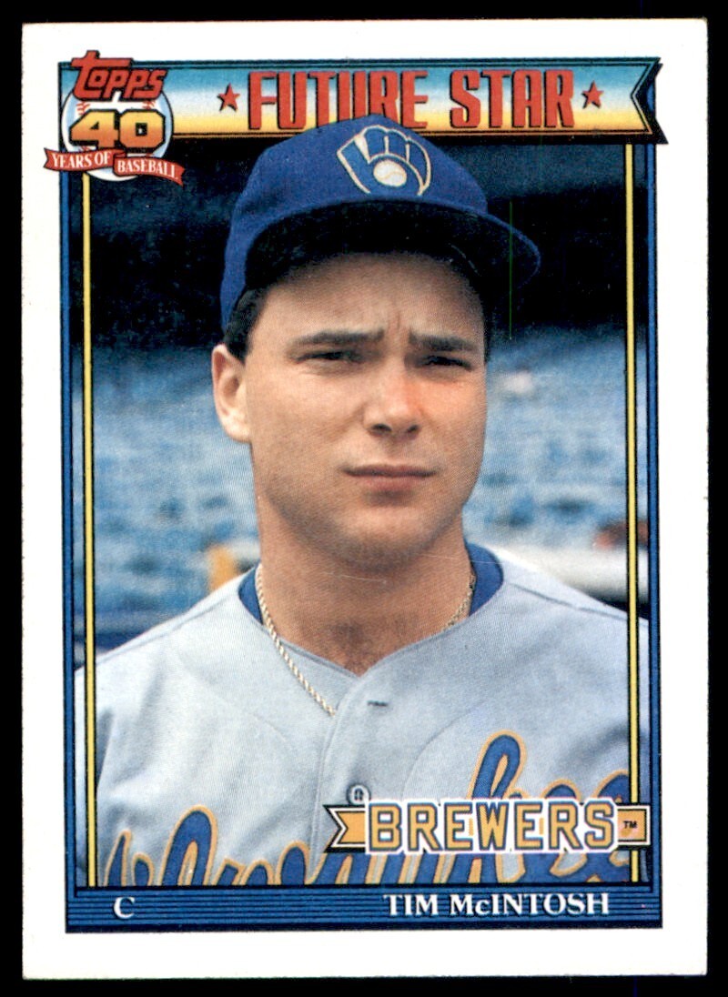 1991 Topps Baseball #561 Tim McIntosh | eBay