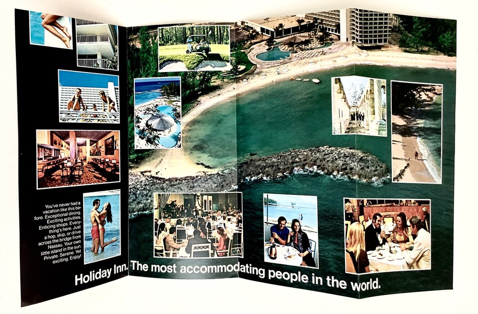 1970s Holiday Inn Paradise Island Nassau Bahamas Vtg Hotel Travel ...