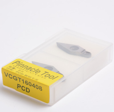 2pcs VCGT160408 PCD Carbide inserts Cutter blade for steel processing ...
