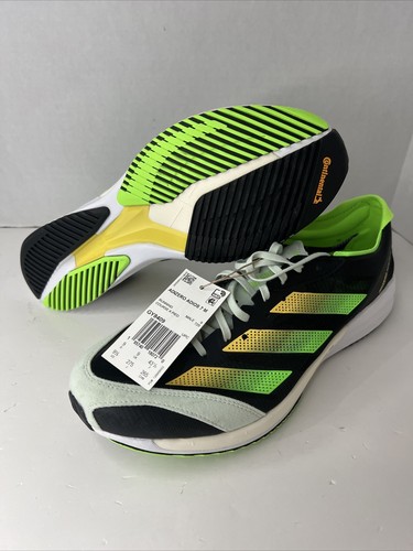 Adidas Adizero Adios 7 Black Athletic Running Shoes Sneakers GY8409 Men ...