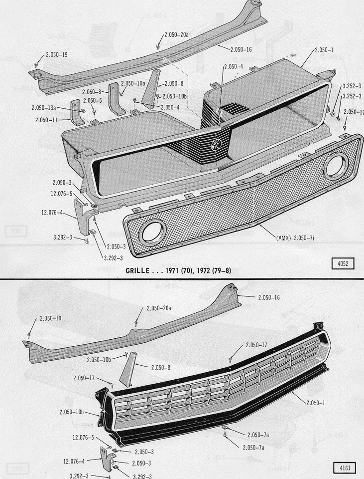 AMC Parts CD book 67 68 69 70 71 72 AMX Javelin Hornet Gremlin Rebel ...