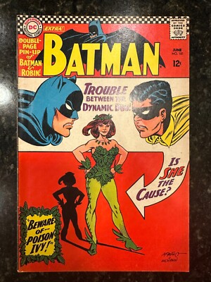 BATMAN #181 (DC Comics June 1966) 1st Appearance of Poison Ivy FN/VF | eBay