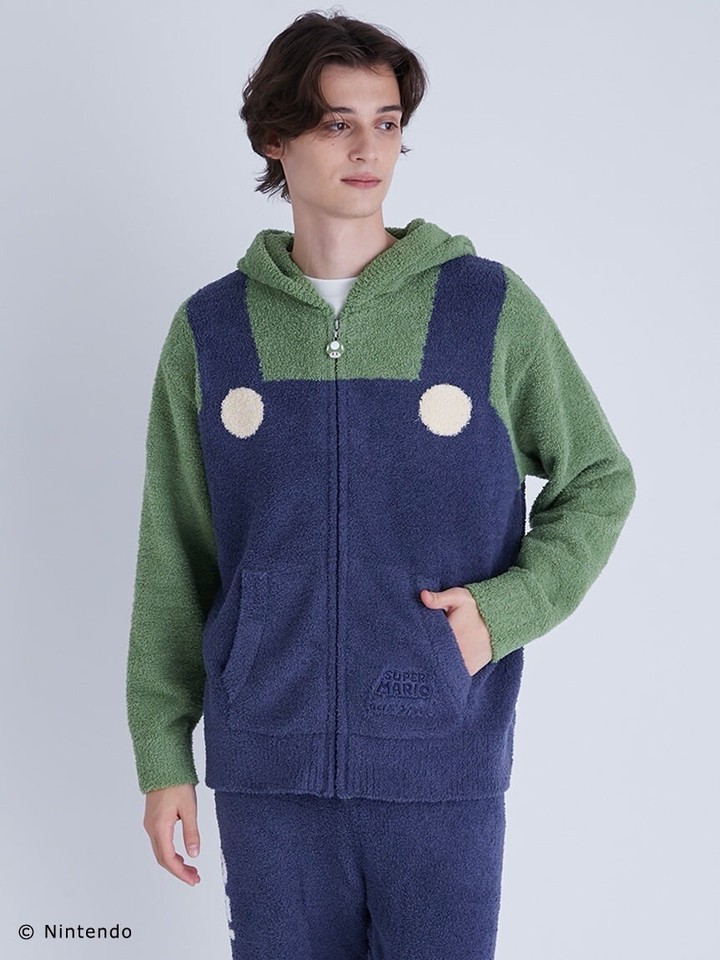 NWT Gelato Pique x SUPER MARIO LUIGI PARKA & LONG PANTS SLEEPWEAR SET ...