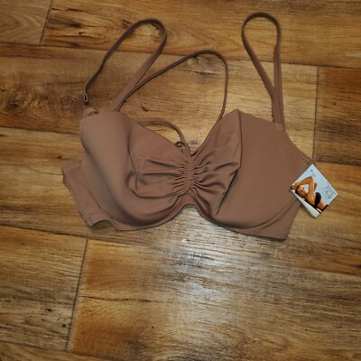 Smart & Sexy Women's Swim Secret Bikini Top Brown Size 40D | eBay