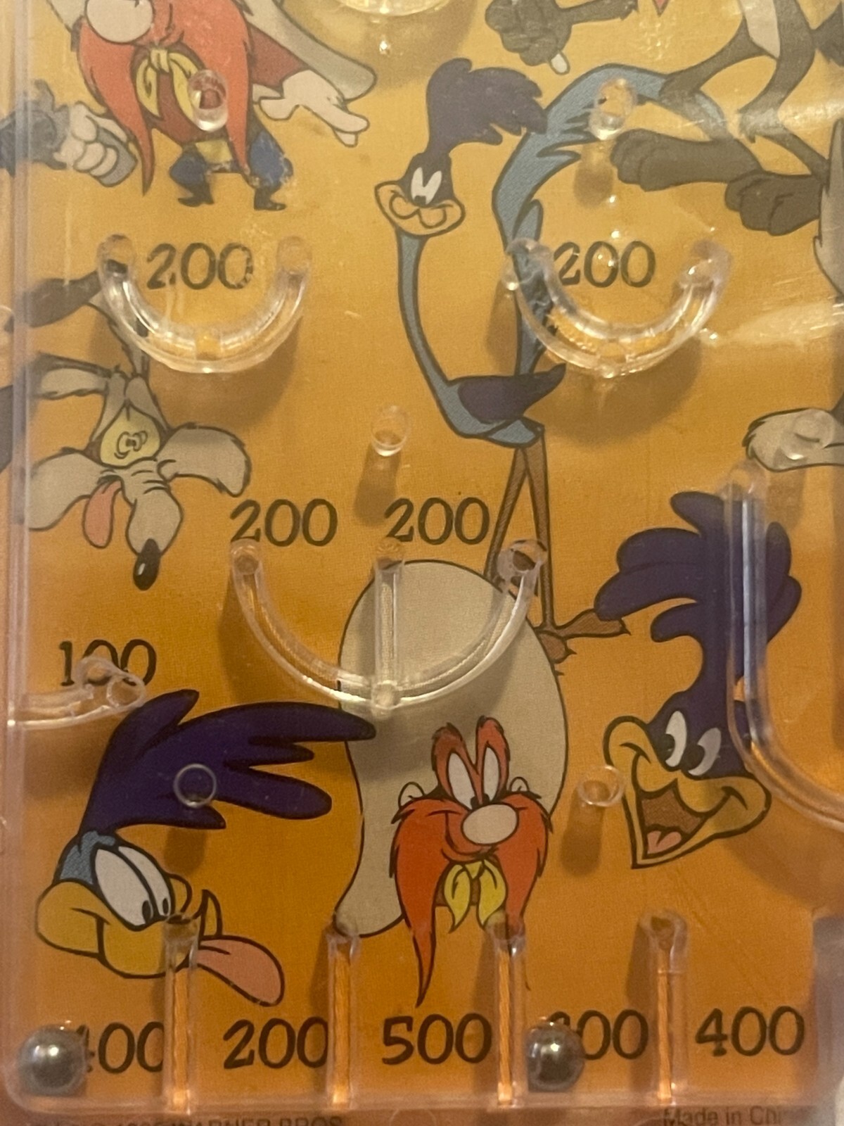 1997 Looney Tunes Pinball Game, Roadrunner, Wile E. Coyote, Yosemite ...