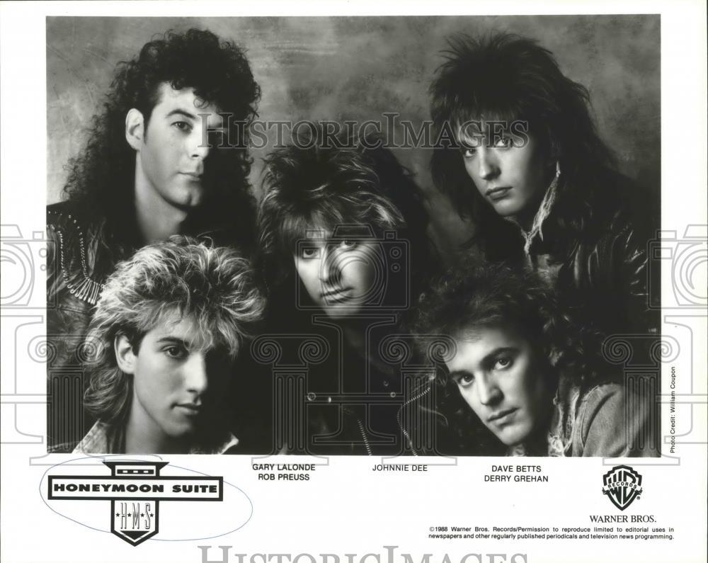 1988 Press Photo Members Of The Band Honeymoon Suite - mjp20592 | eBay