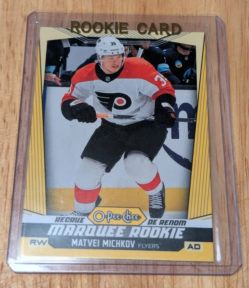 2024 25 O Pee Chee Yellow #547 Matvei Michkov Marquee Rookie | eBay