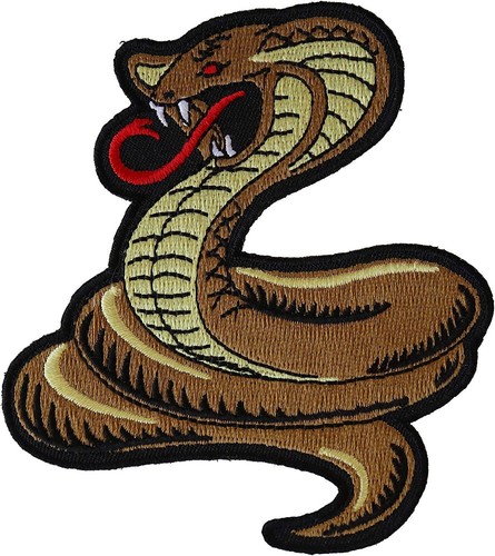Cobra Patch Snake - 3.5x4 Inch - Motorcycle Biker Patch ~ BUY 2 GET 1 ...