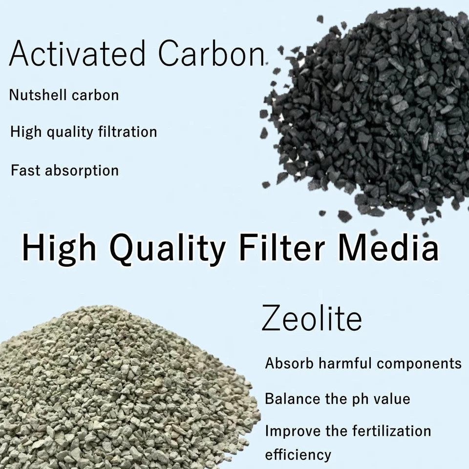 16 Pack PF-L Fish Tank Filter Cartridges Replacement for Top Fin PF20 ...