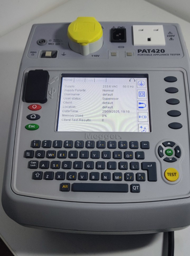 Megger PAT420 Portable Appliance Tester PAT Tester | eBay UK