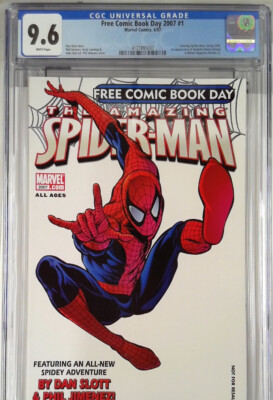 AMAZING SPIDER-MAN SWING SHIFT 2007 FREE COMIC BOOK DAY CGC 9.6 1ST MR ...