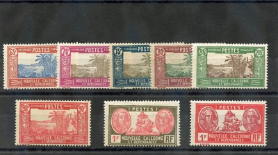 NEW CALEDONIA Sc 151-6,8-9(YT 151-54A)**F-VF NH 1938 65c-1F VAL;UES ...