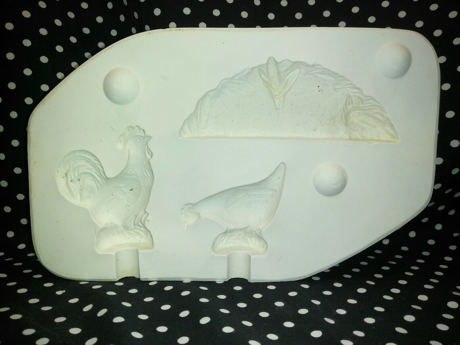1995 Kimple Molds 2555 Chickens / Base Ceramic Slip Casting Mold | eBay