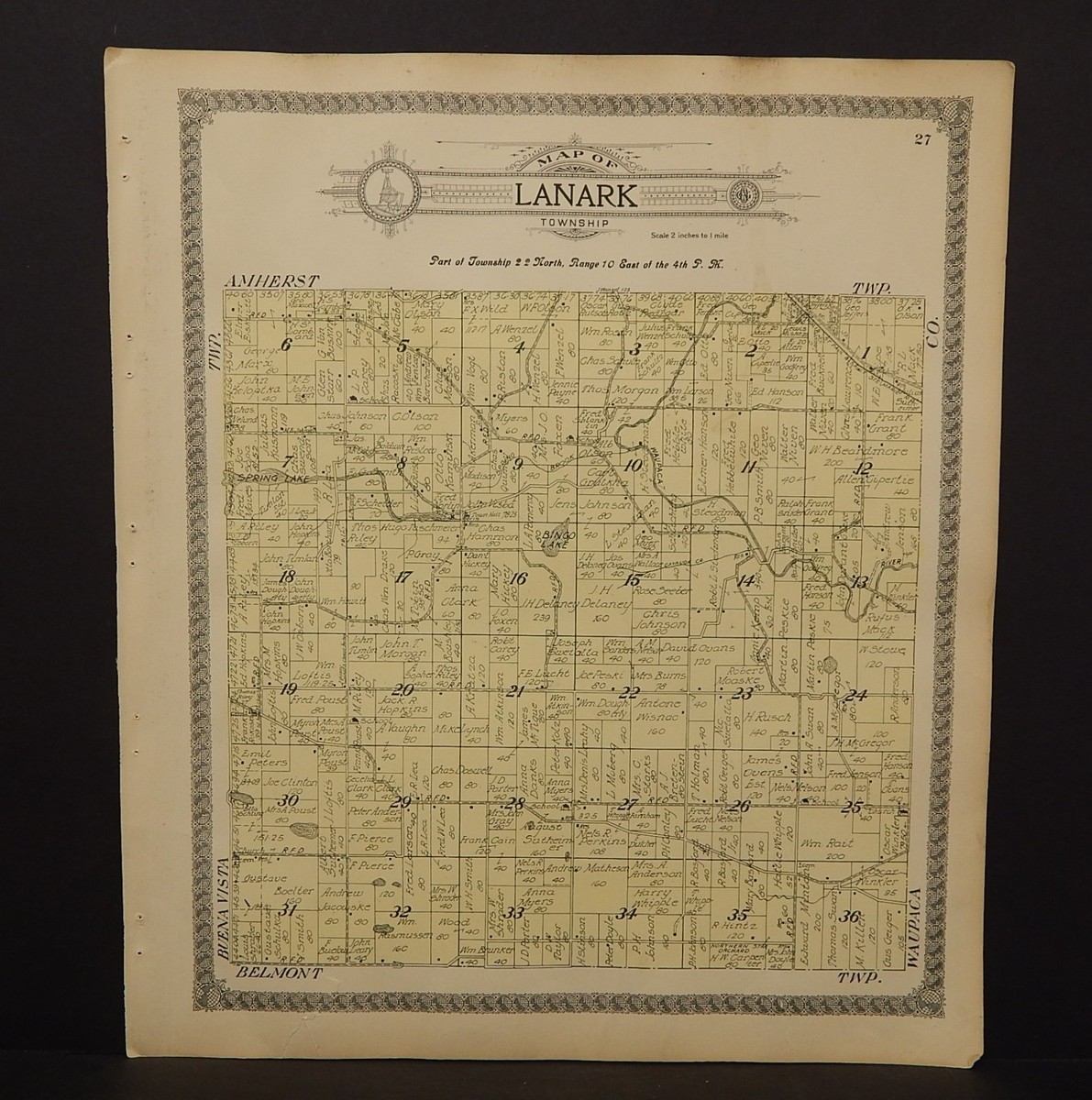 Portage County Wisconsin Plat Map