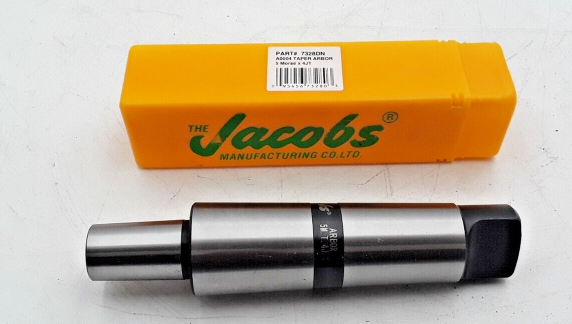 Jacob's 7328DN Spindle Drill Chuck Arbor 5MT x 4JT Mount Taper Shank | eBay