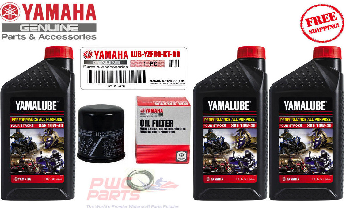 YAMAHA 2017 YZF-R6 Motorcycle AP Oil Change Kit 5GH-13440-60-00 LUB ...