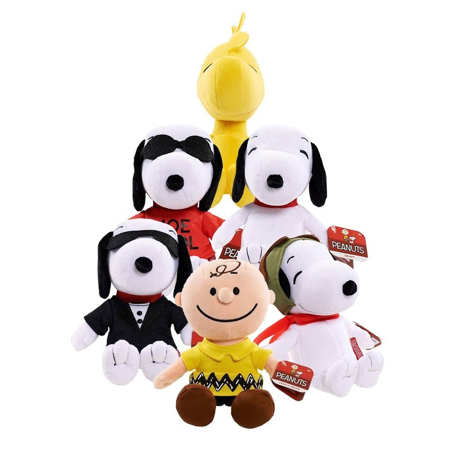 Peanuts Snoopy Plush Toy Secret Agent Bean Stuffed Animal Peanuts Gang ...