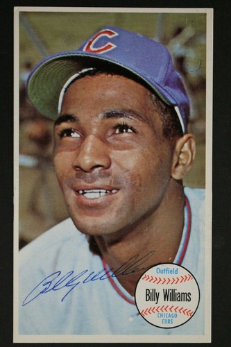 Billy Williams Cubs HOF 1964 Topps Giant #52 Autographed Signed Jumbo ...