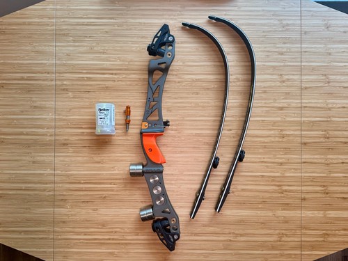 Gillo Barebow Recurve Complete Setup — ILF Riser, Limbs, Weights ...