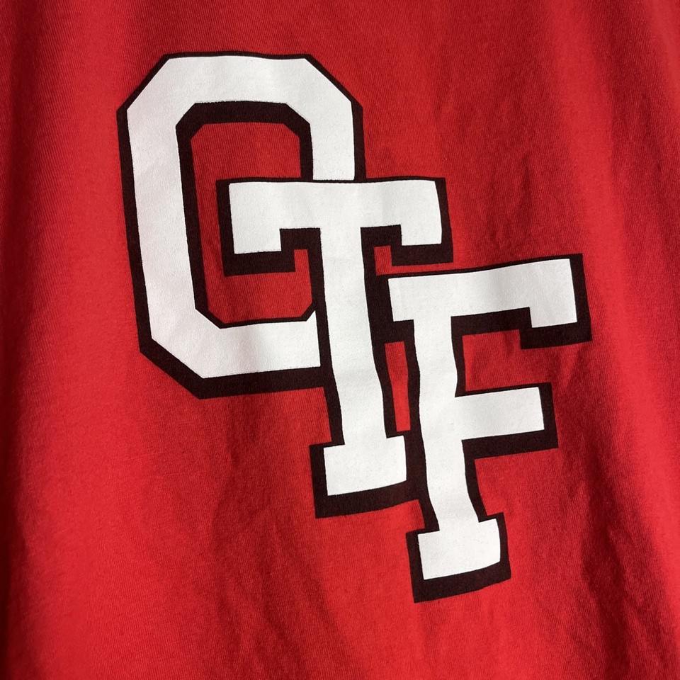 OTF Logo T-Shirt Tee Red Hip Hop Lil Durk Chicago King Von | eBay