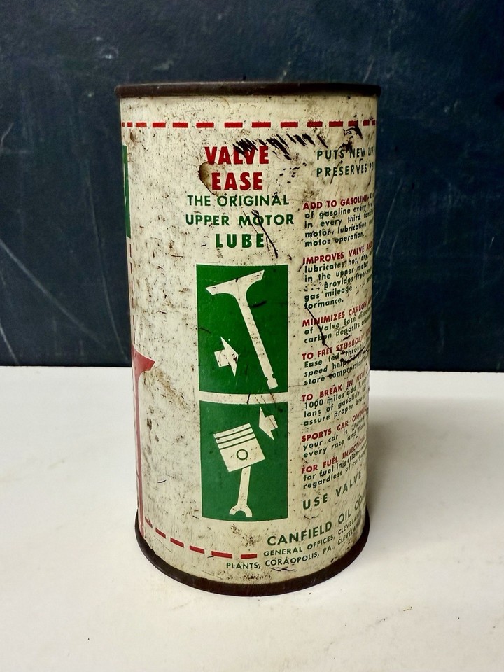 Vintage Canfield Valve Ease Empty 12 Oz Can - Cleveland | eBay