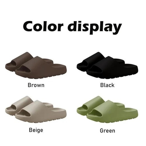 Coconut Slippers Cloud Thick-soled Sandals Summer Fashion Soft Bottom ...