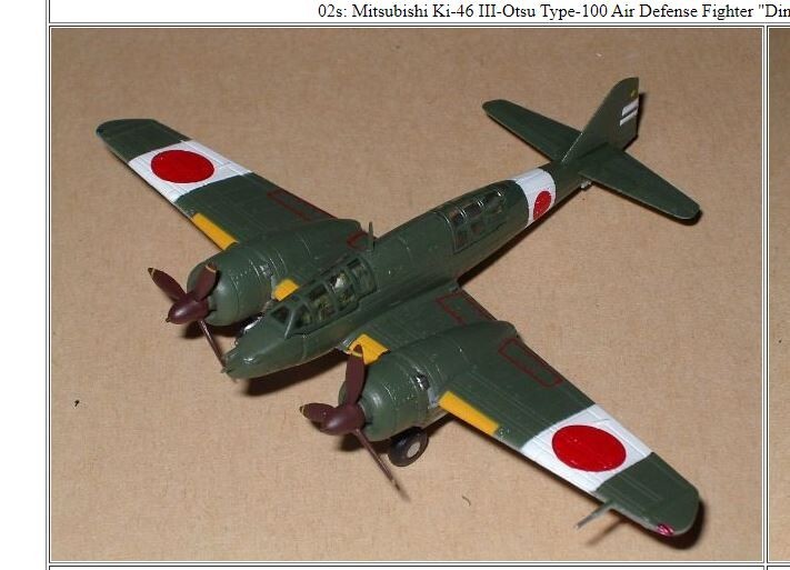 1/144 F-toys secret item KI-46"dinah" Twin-Engine aircraft collection 1 ...