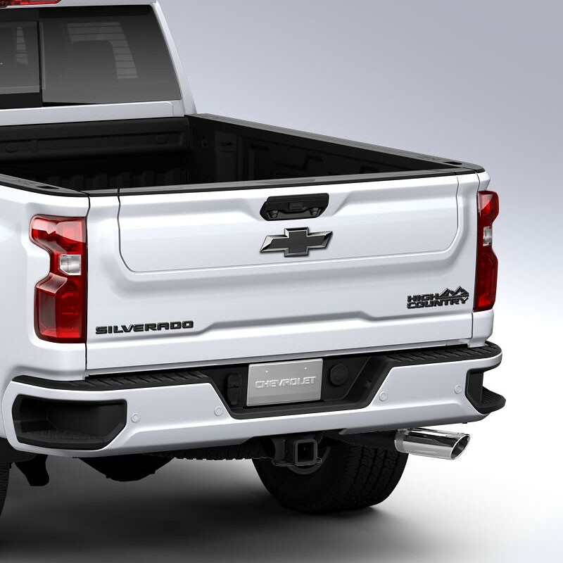 2023-2025 Chevrolet Silverado HD High Country Front & Rear Blk Emblems ...
