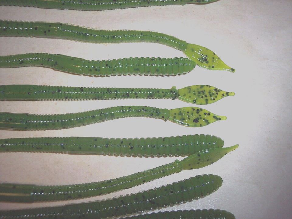 Manns Jelly Worm 6" Baby Snake Fishing Lure Bass Fishing Lure 30 Pk ...