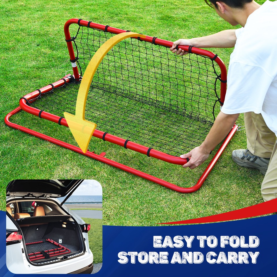 Baseball Rebounder Net Heavy Duty PitchBack Net Pitching Fielding ...