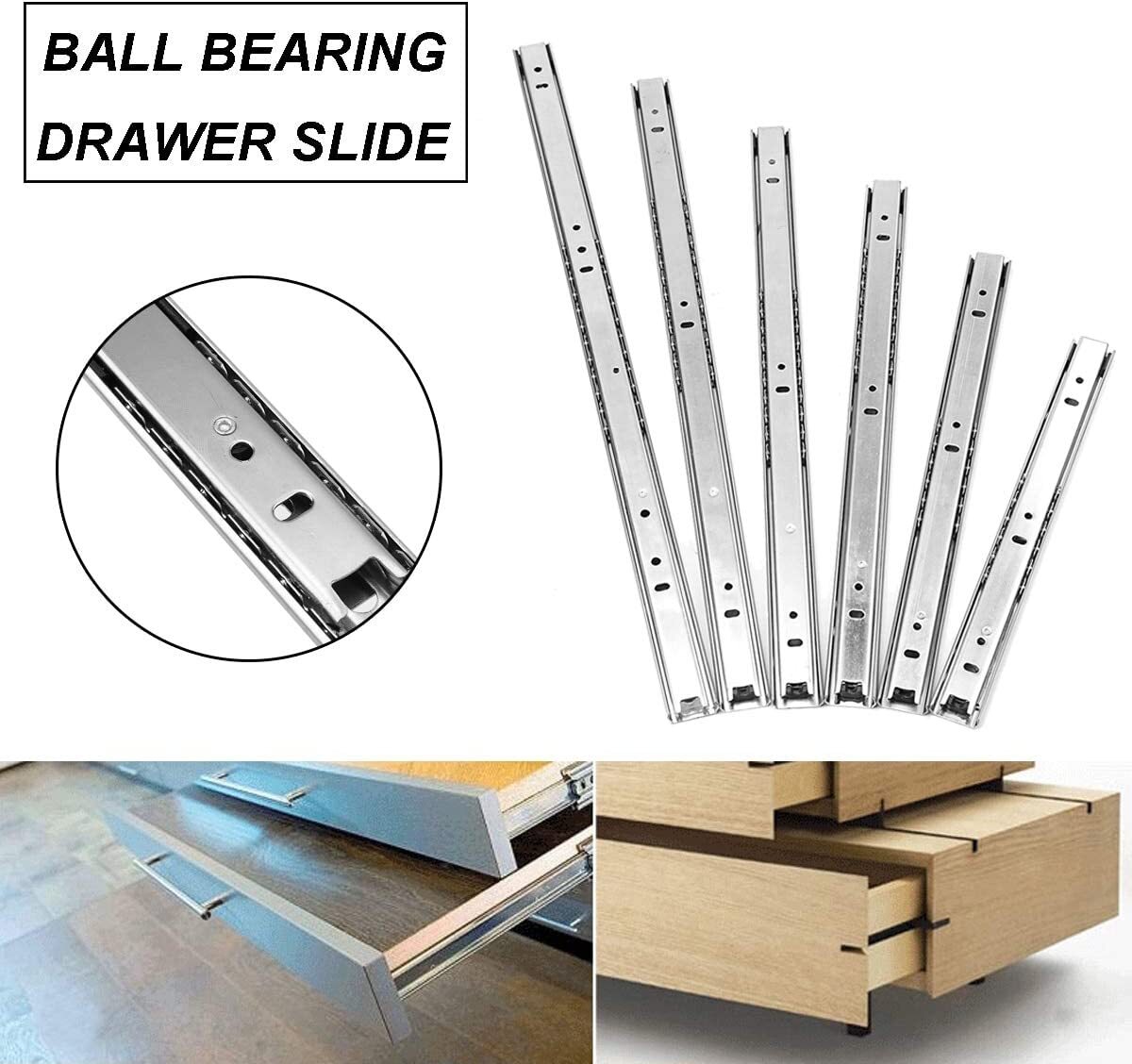 250-700MM Heavy Duty Drawer Slides Runners 60KG Ball Bearing Draw ...