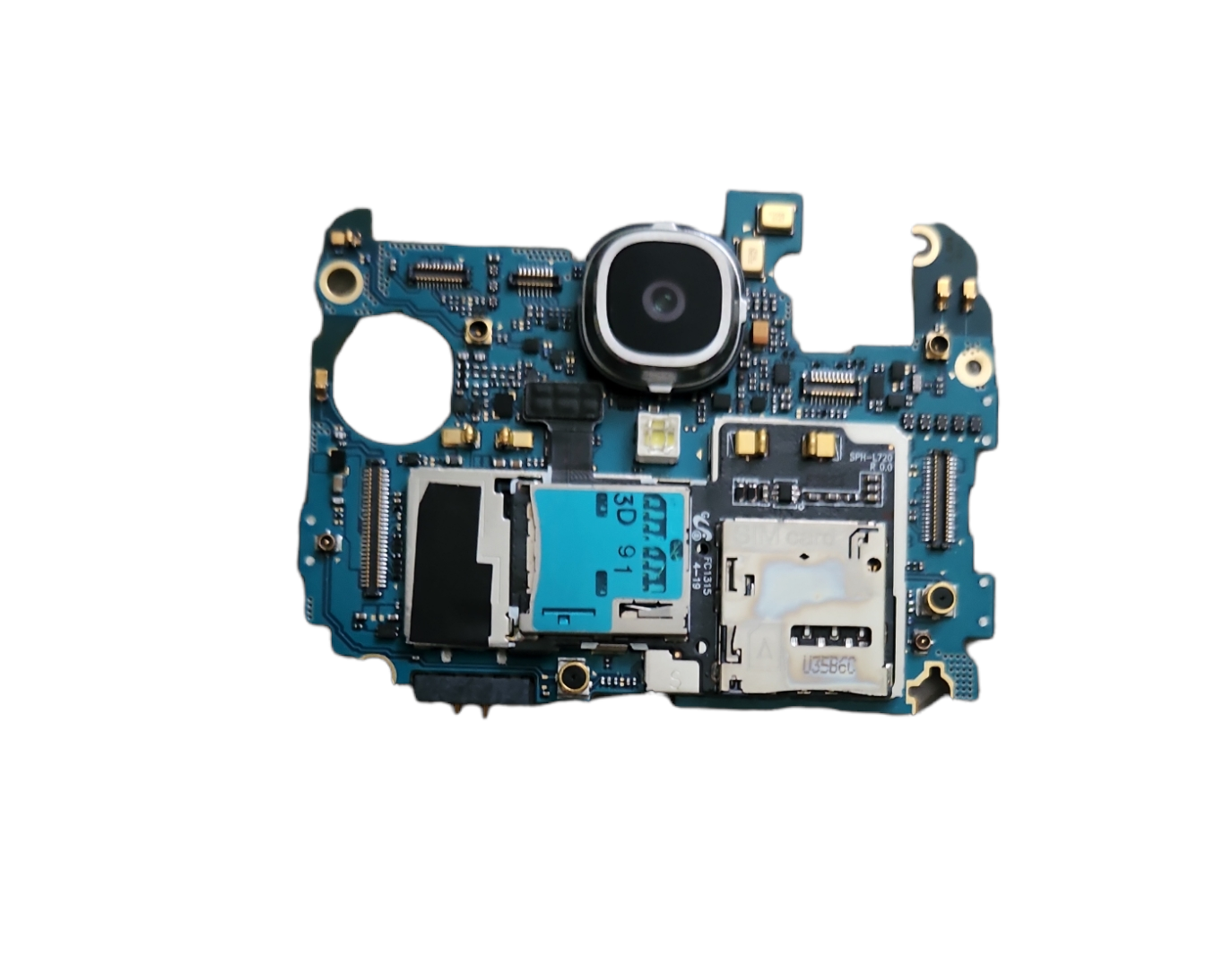 Samsung Galaxy S4 SPH-l720 Motherboard Mainboard Replacement FOR PARTS ...
