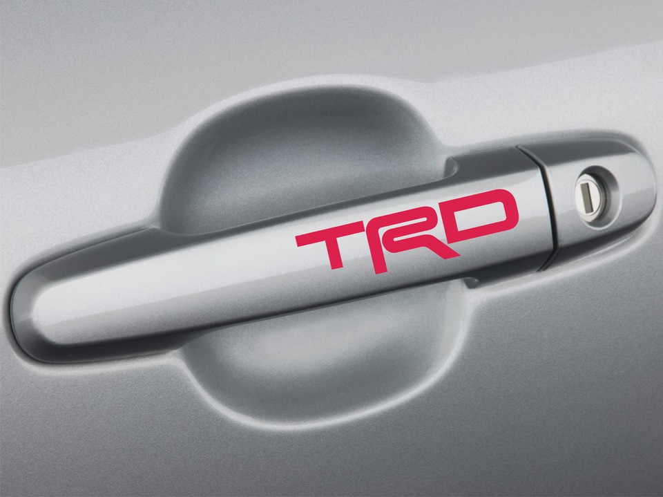Toyota TRD Wheel Sticker Decal Kit 2 SIZES Tundra FJ Tacoma 4Runner Off ...