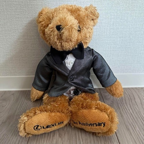 TOYOTA LEXUS TEDDY BEAR 10.8" Plush Doll 3rd Anniversary Japan Limited ...