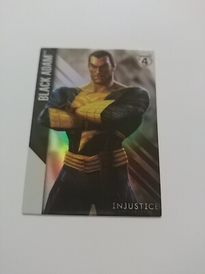 Injustice Gods Among Us Arcade Game, Series 4, Rare FOIL - BLACK ADAM ...
