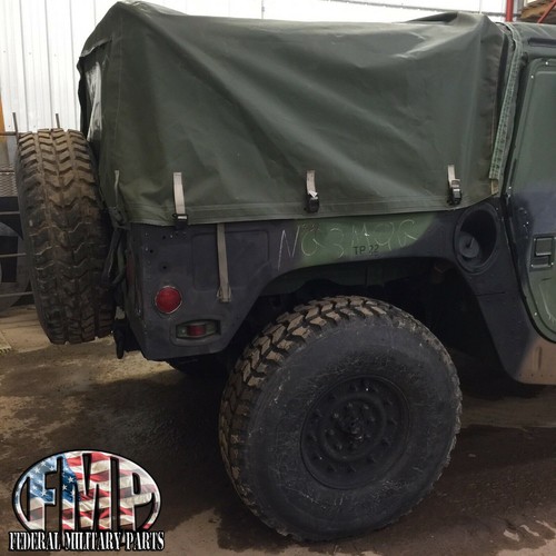 MILITARY HUMVEE SPARE TIRE CARRIER - TAILGATE MOUNTED M998 M1038 H-1 ...