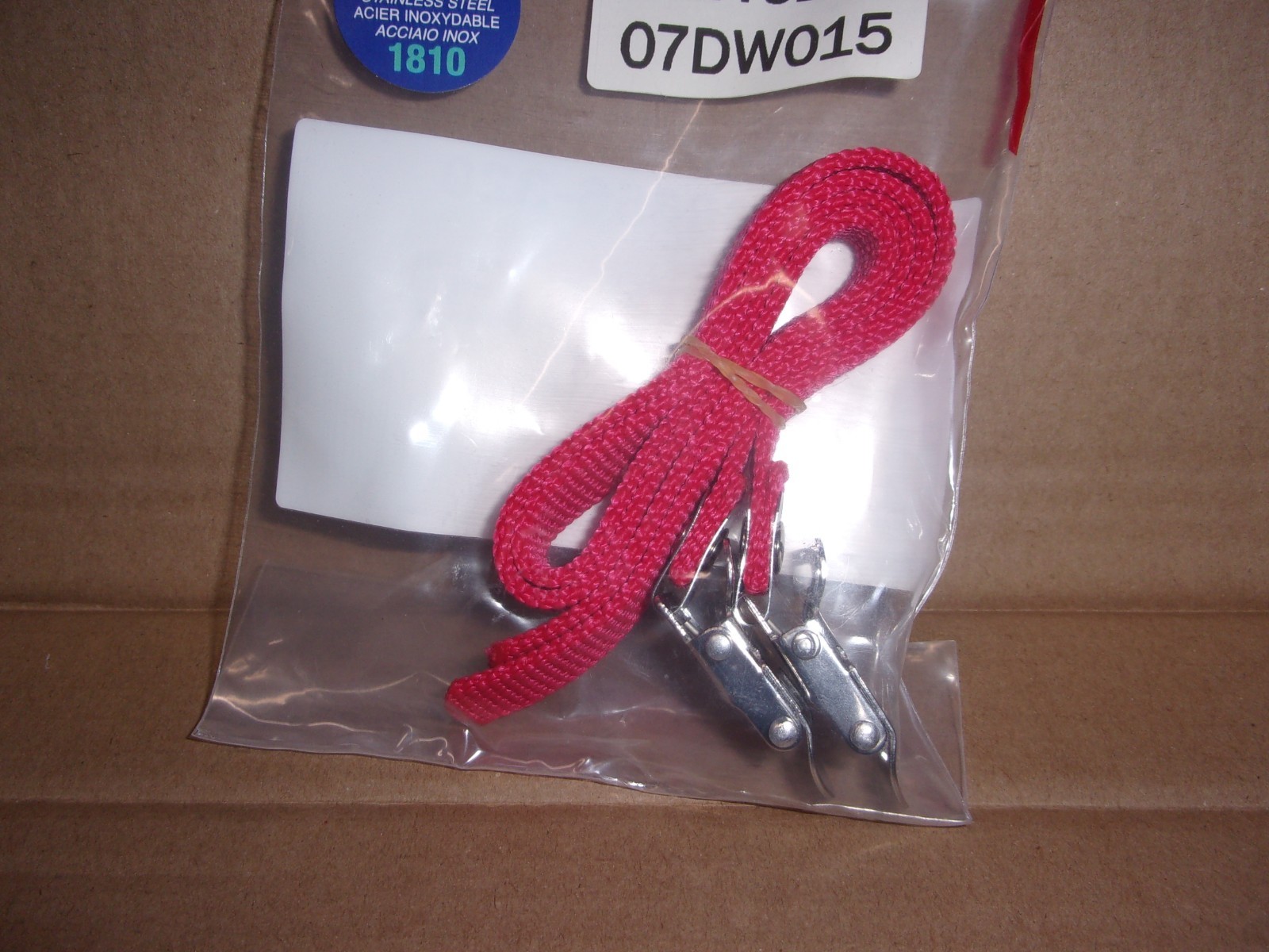 FIAMMA RED PAIR OF SAFETY SECURING STRAPS FOR FIAMMA BIKE RACKS 98656 ...