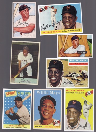 1950's SEY HEY KID WILLIE MAYS 8 reprints Giants move to SF | eBay