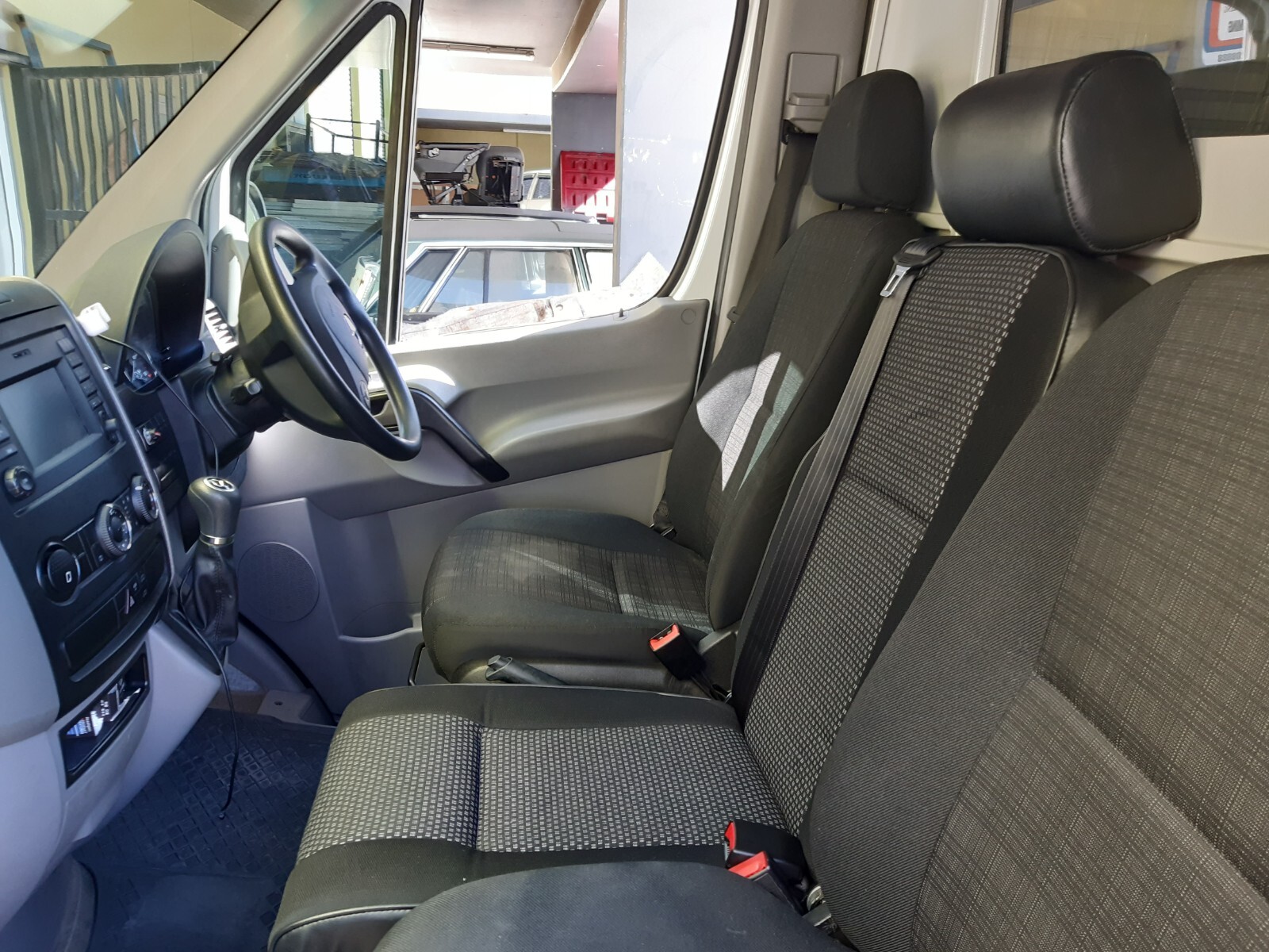 Mercedes Sprinter Cabin Centre Front Jump Seat All About Vans at ...
