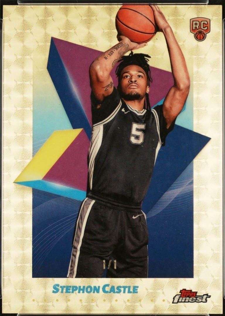 2024-25 Topps Finest - Common Stephon Castle, Stephon Castle #85 ...