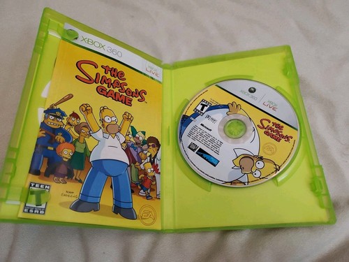The Simpsons Game (Microsoft Xbox 360, 2007) Complete With Manual ...