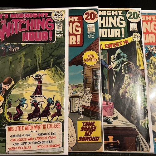 Witching Hour Comic Lot DC #s 17,23,25,26 See Description | eBay