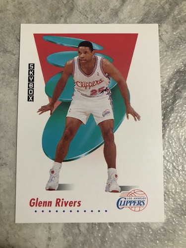 1991-92 Skybox Glenn Doc Rivers Basketball card #631 Los Angeles ...
